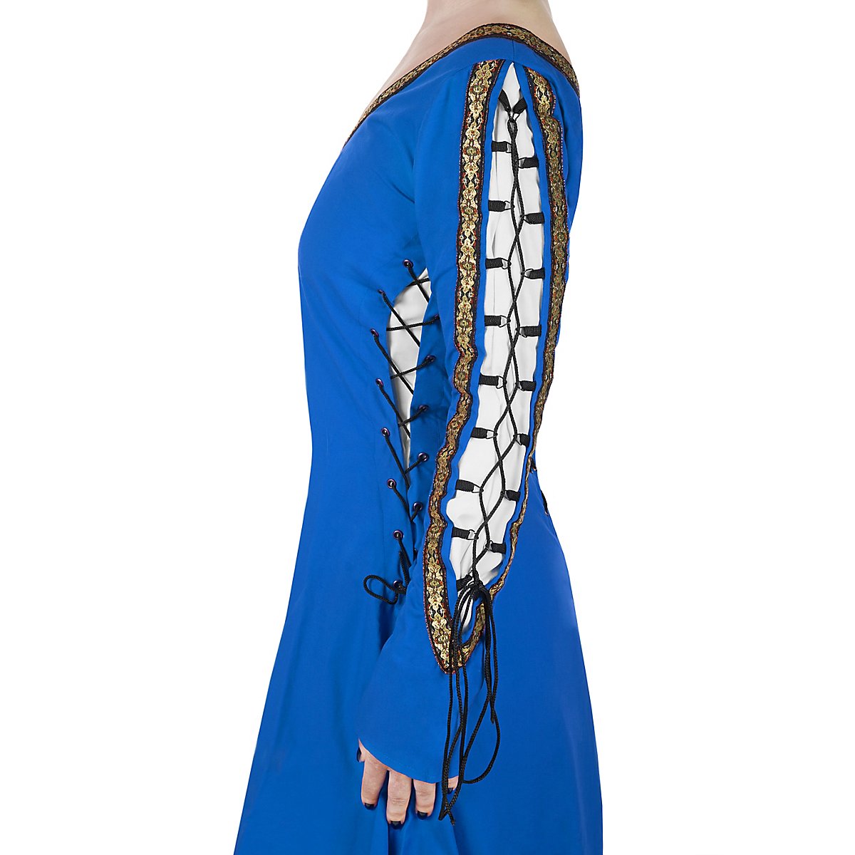 Robe médiévale - Beatrix, bleu - andracor.com