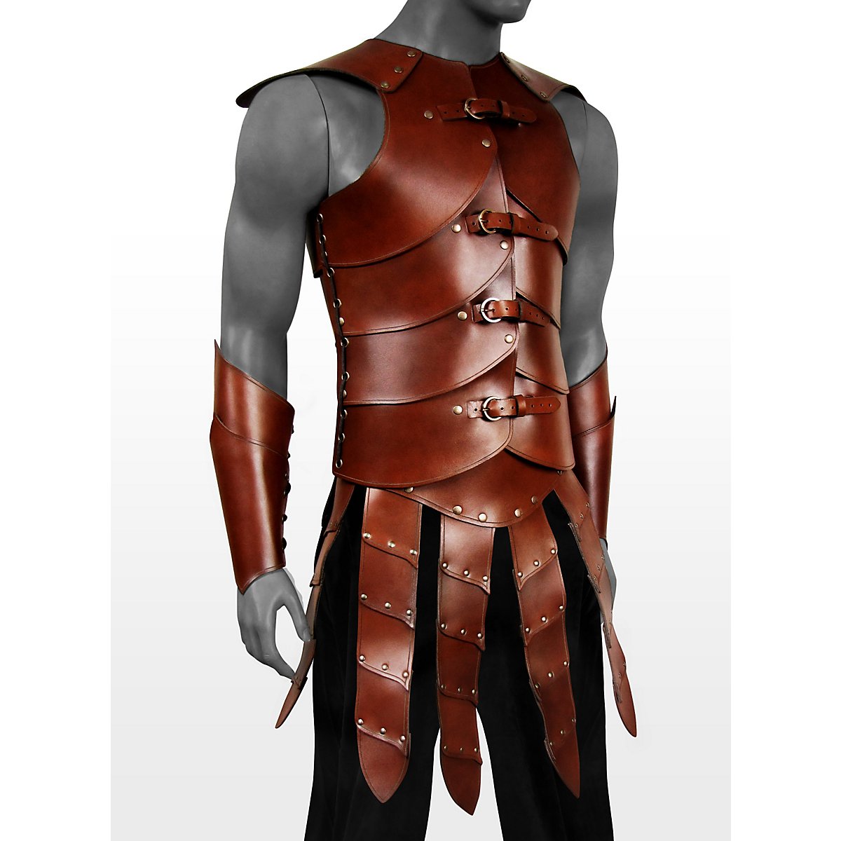 Warrior Leather Armor brown - andracor.com