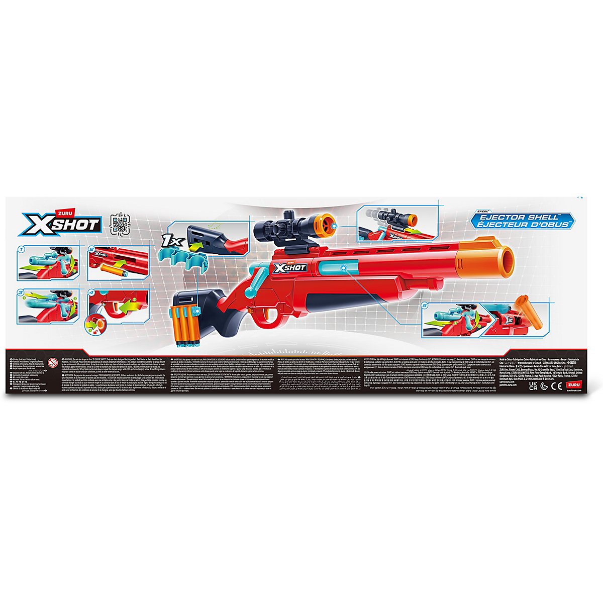 ZURU X-Shot Excel Ejector Shell Blaster - andracor.com