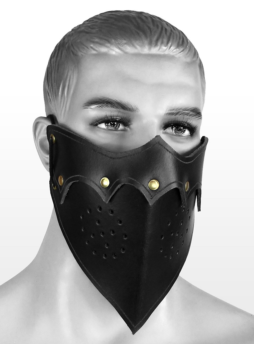 Leather mask - Assassin - andracor.com