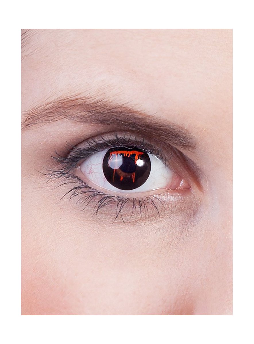 Lentilles de contact Œil sanglant noir - andracor.com
