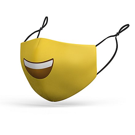 Fabric mask for children Smiley - azinga.com