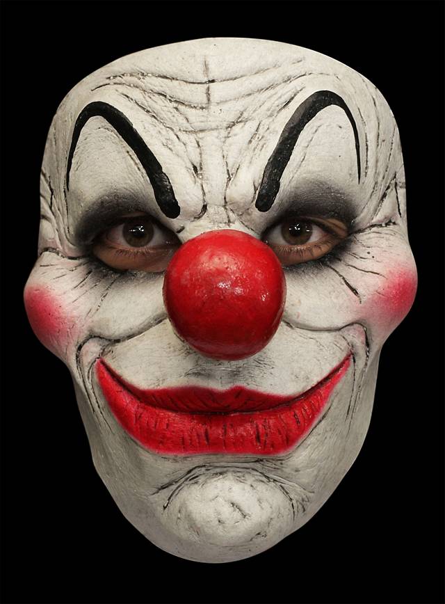 Masque d'horreur de clown boursouflé - maskworld.com