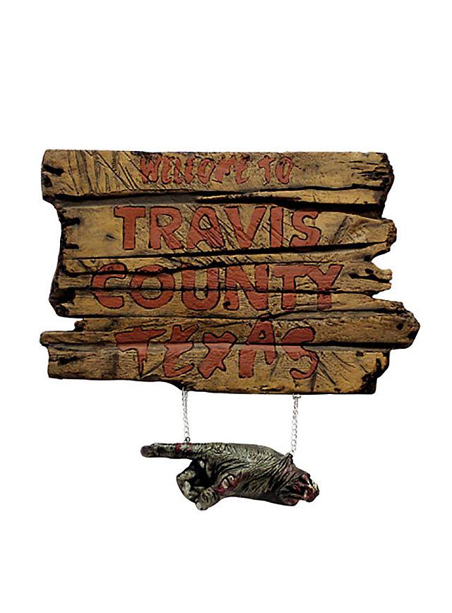 Texas Chainsaw Massacre Sign - maskworld.com