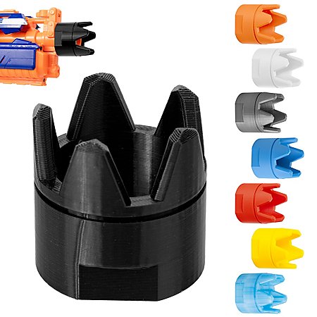 Blasterparts Flash Hider: Short Spikes - blasterparts.com
