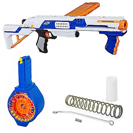 NERF Rampage, inkl. Blasterparts - Tuning-Mega-Pack mit Tuning-Feder ...