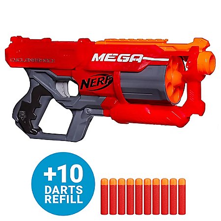 NERF - MEGA CycloneShock mit zusätzlichen Darts - blasterparts.com