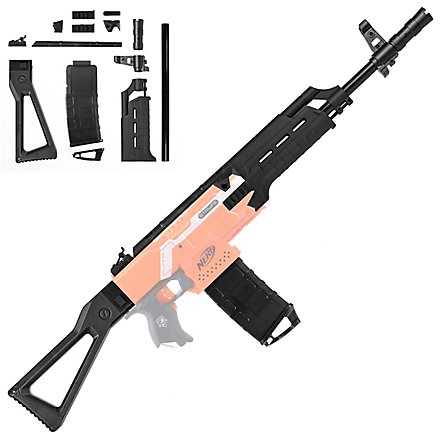 NERF Stryfe AK-47 Conversione con Corpo / Kit Mod - nero - blasterparts.com