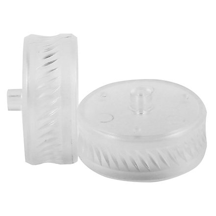 Worker - Diagonal serrated concave plastic flywheels (transparent ...