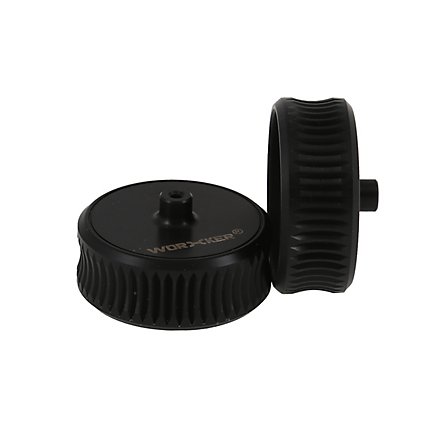 Worker - Serrated concave plastic flywheels (black) - blasterparts.com