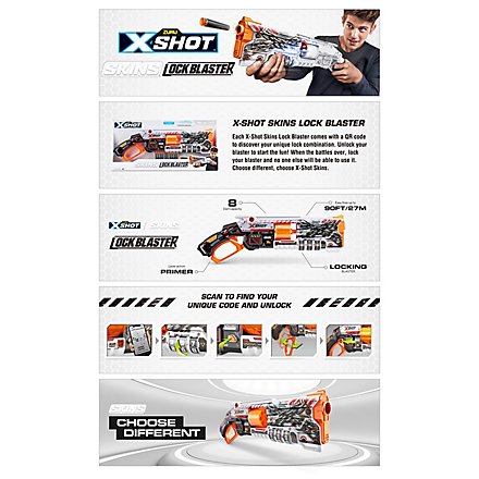 X-Shot Skins Lock Blaster - blasterparts.com