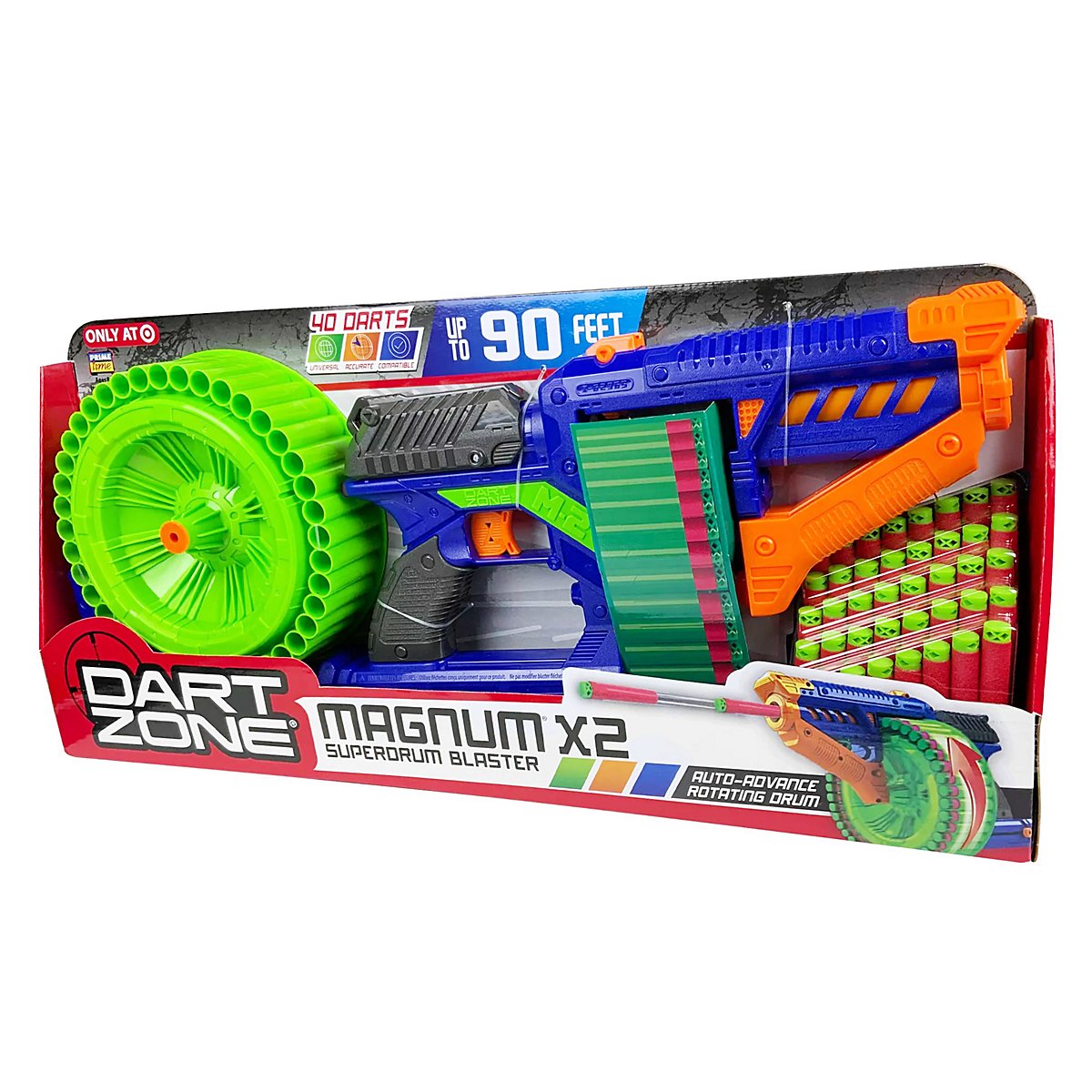 Dart Zone Magnum X2 Superdrum Blaster - blasterparts.com