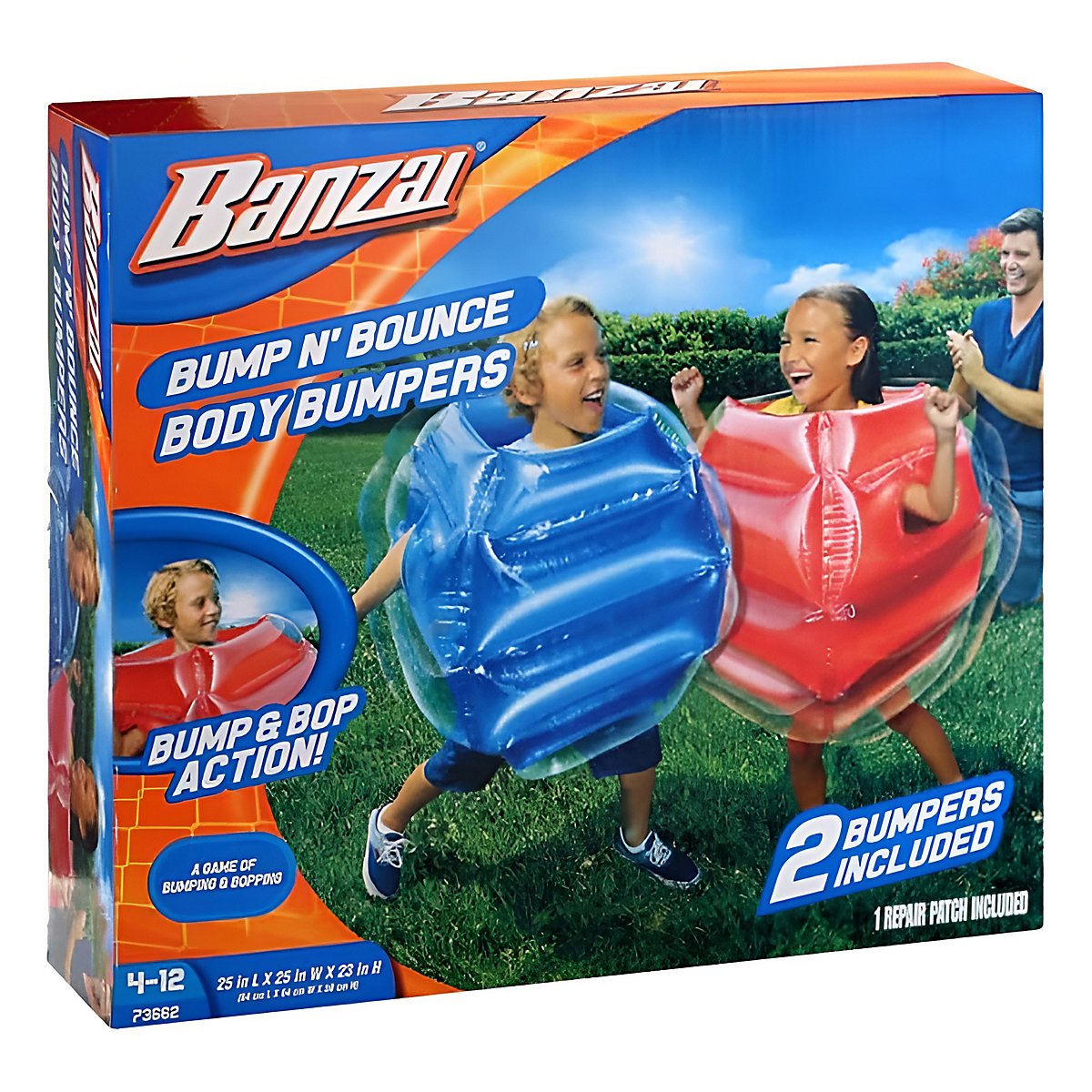 BANZAI Inflatable Bump & Bounce Body Bumpers (set of 2) - blasterparts.com