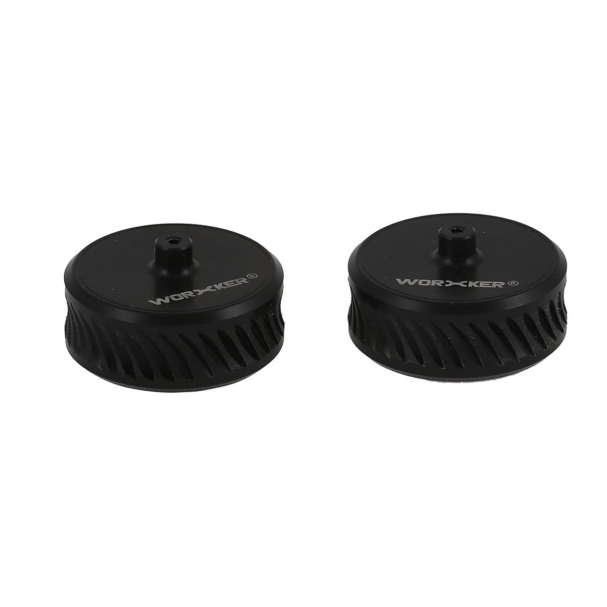 Worker - Diagonal serrated concave flywheels made of plastic (black ...