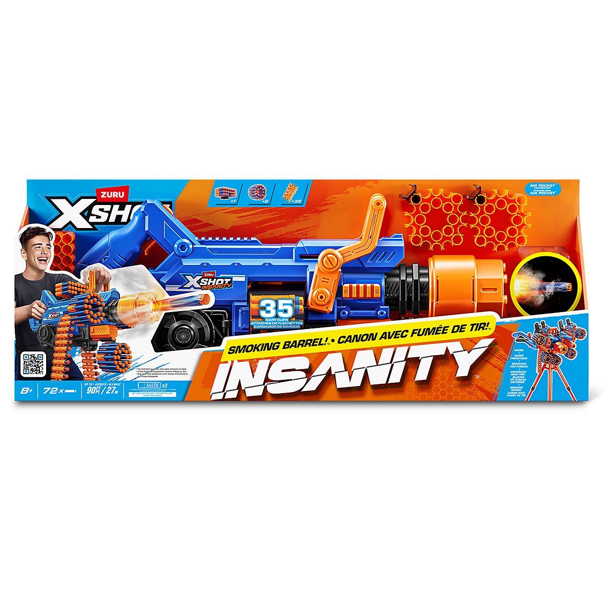 XSHOT Insanity Smoking Barrel Blaster - blasterparts.com