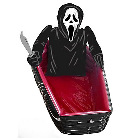 Scream - Ghostface aufblasbarer Sarg-Getränkekühler - kidomio.com