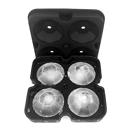 Diamant Eiswürfel Silikonform für Eiswürfel und zum Backen 4-fach ...