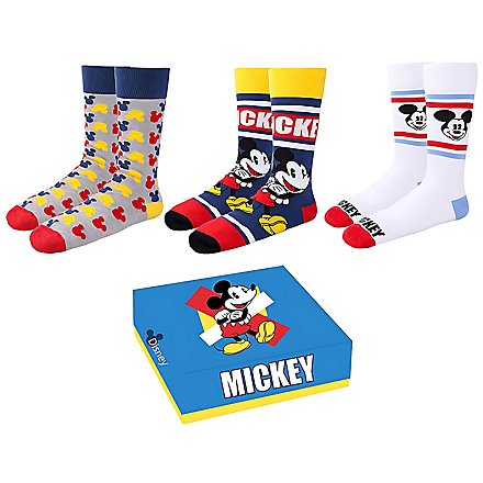 Disney - Mickey Mouse socks 3-pack - kidomio.com