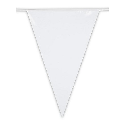 Giant pennant chain white 10 metres - kidomio.com