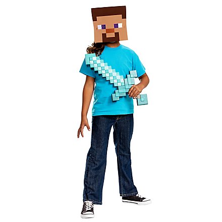 Minecraft - accessory set Steve - kidomio.com