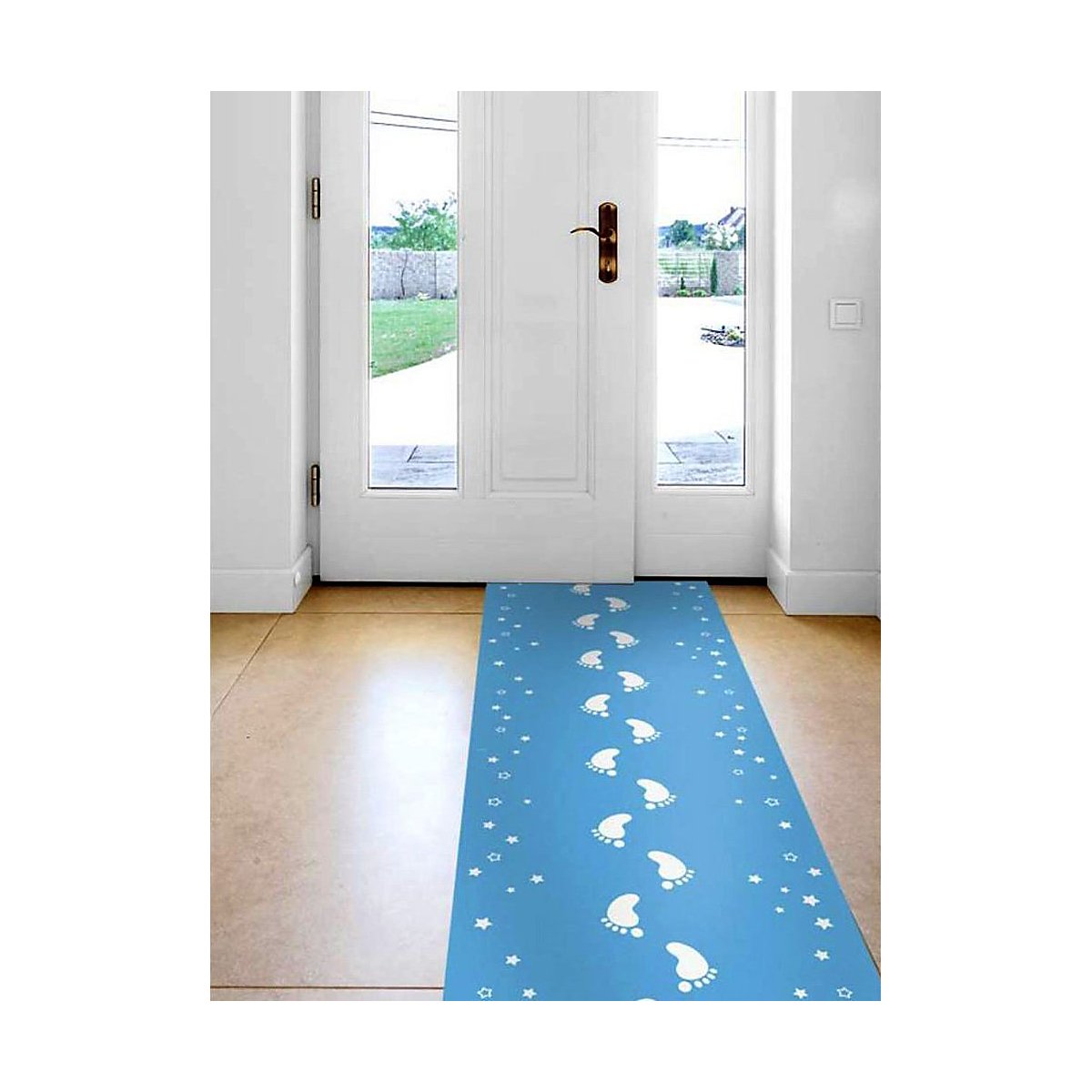 Baptism party runner blue - kidomio.com