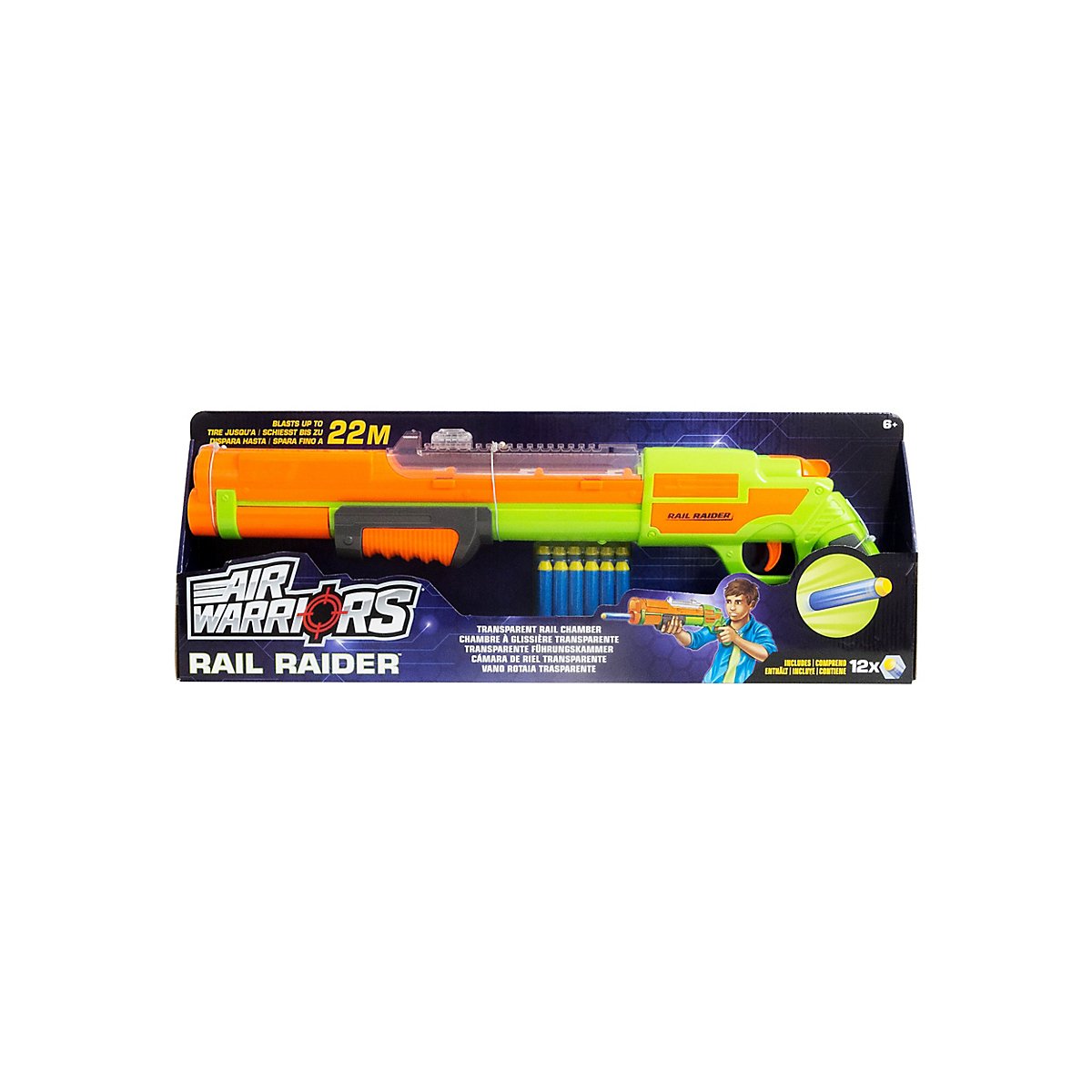 BuzzBee - Air Warriors Rail Raider / Monorail Blaster - kidomio.com