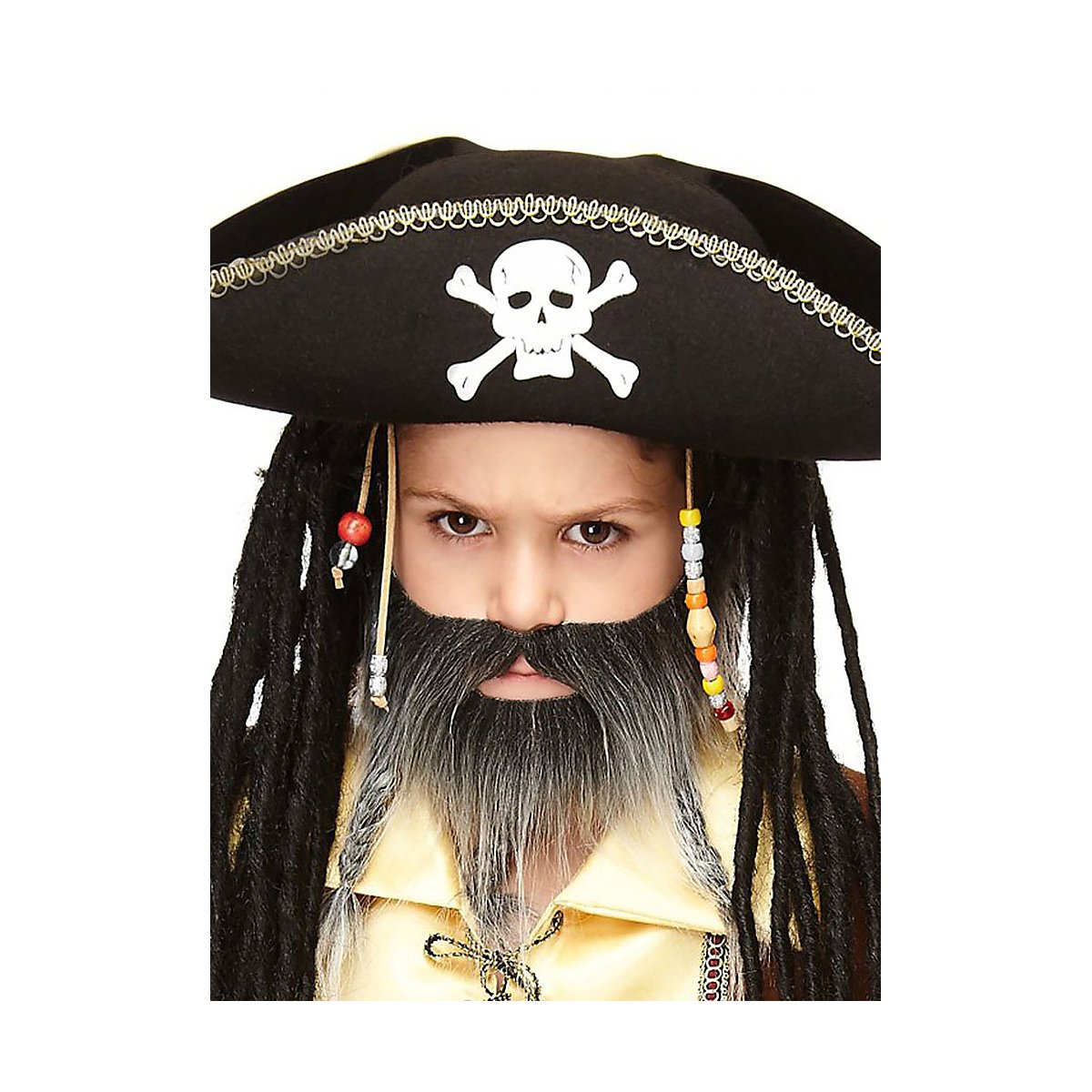 Long Full Beard for Kids in three different colors - kidomio.com