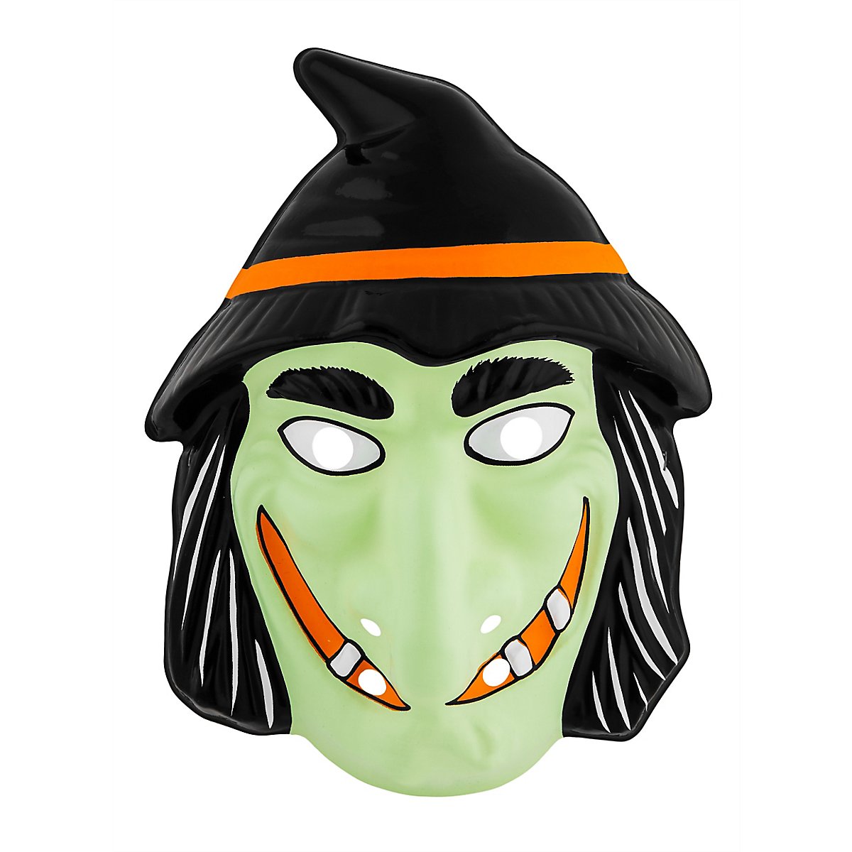 Evil Witch PVC Kids Mask - kidomio.com