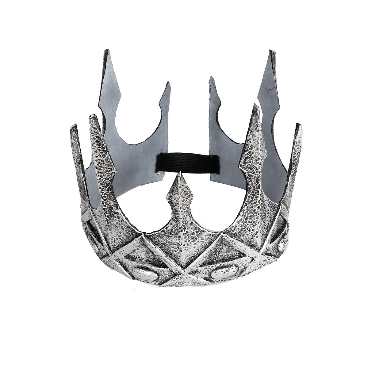 Fantasy ruler crown plastic silver - kidomio.com