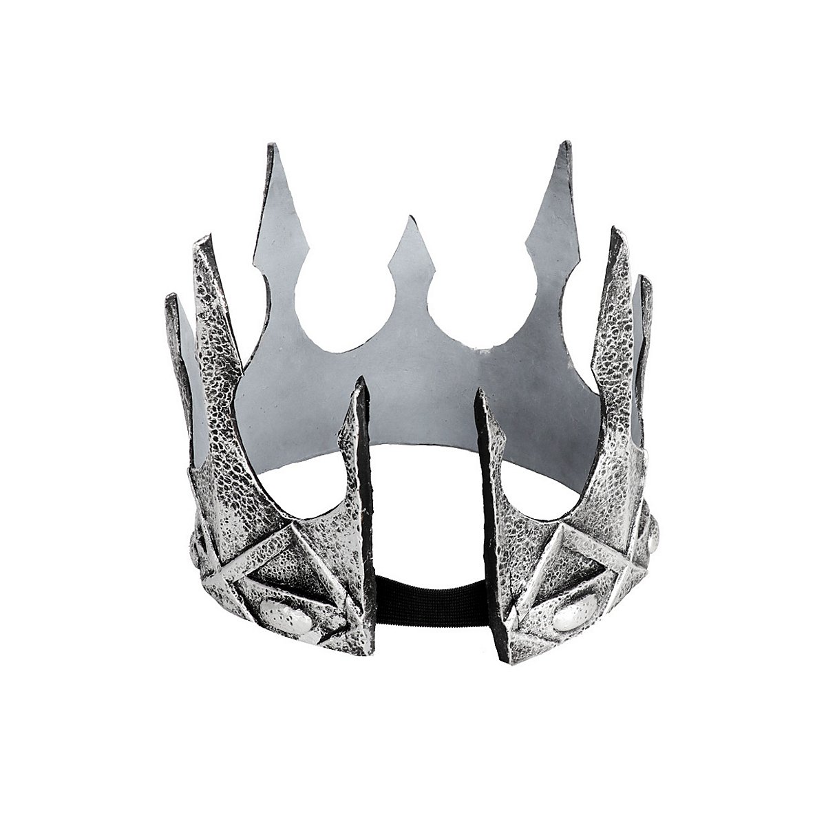 Fantasy ruler crown plastic silver - kidomio.com