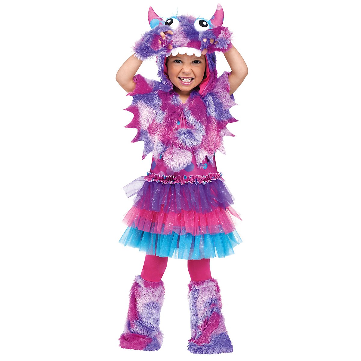 Fluff Monster violet Kids Costume - kidomio.com