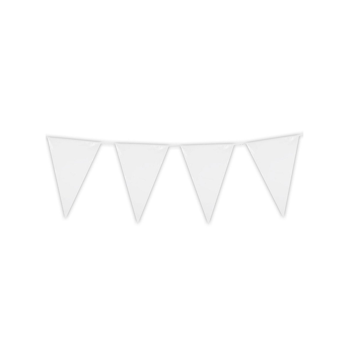 Giant pennant chain white 10 metres - kidomio.com