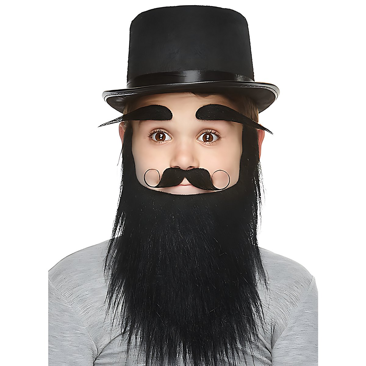 Beard set for children in three different colours - kidomio.com