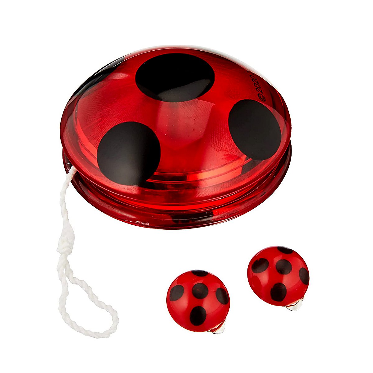 Miraculous Ladybug earrings & yo-yo - kidomio.com