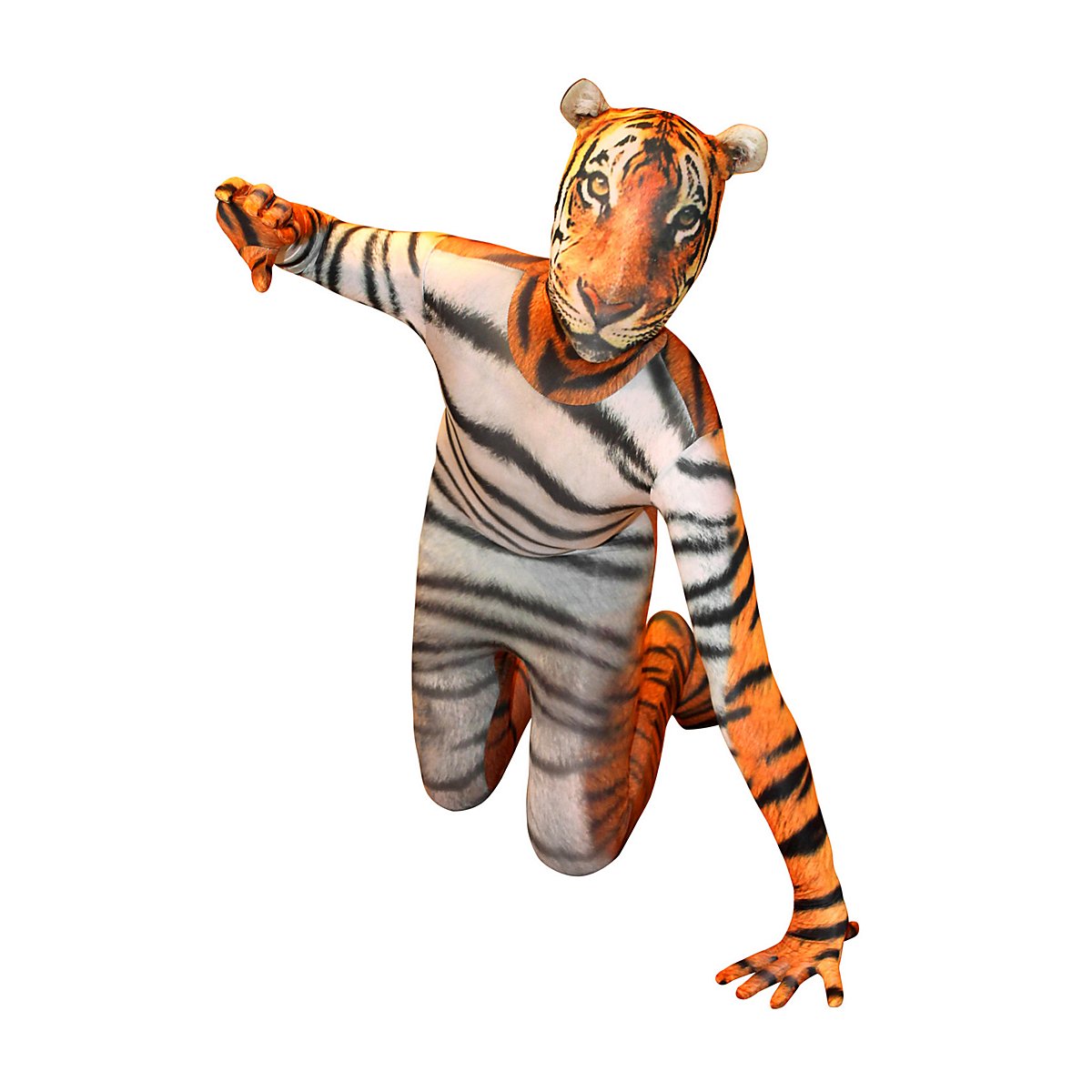 Morphsuit Tiger full body costume for children - kidomio.com