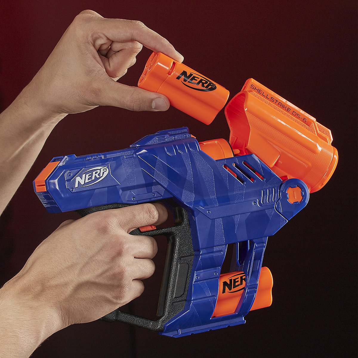 NERF - N-Strike Elite Shellstrike DS-6 - kidomio.com