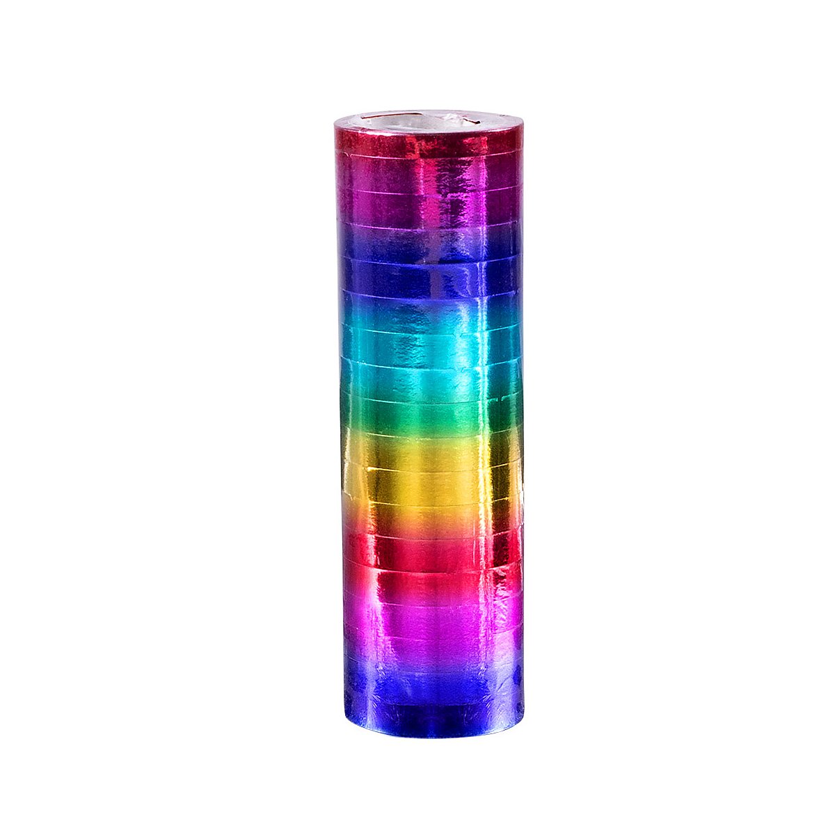 Paper streamers rainbow metallic 2 pieces - kidomio.com