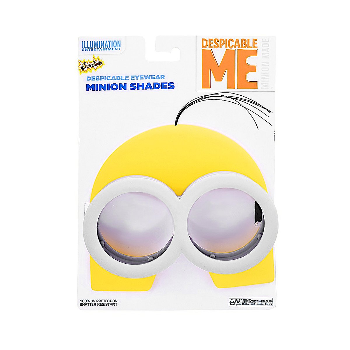 Sun Staches Minion Glasses Kevin - kidomio.com