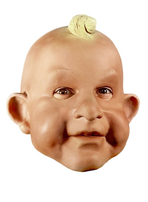 Realistische Babyface Maske aus Schaumlatex - maskworld.com