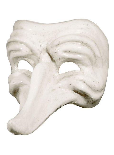 Batocchio bianco - Venezianische Maske - maskworld.com