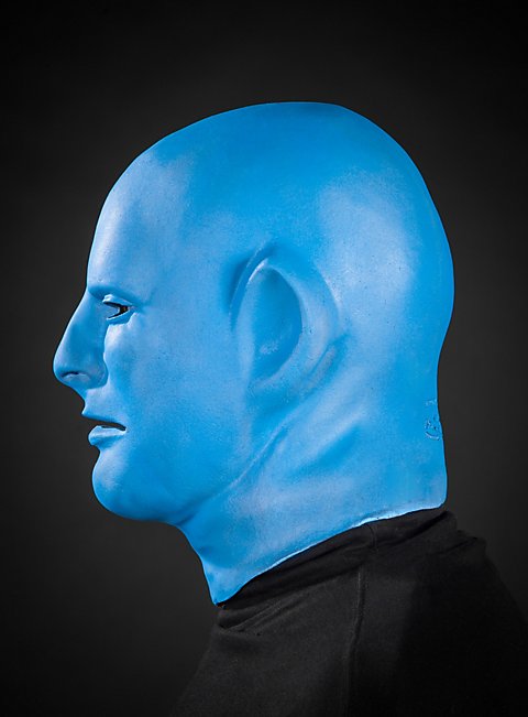 Realistische Phantom Maske aus Schaumlatex blau - maskworld.com