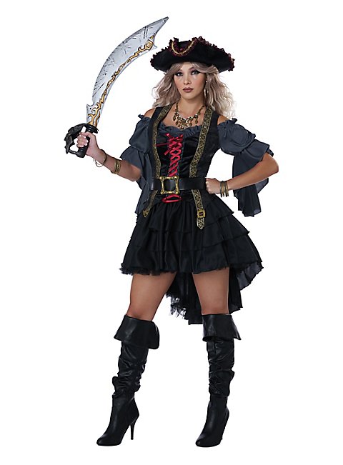Captain Blackbird Piratin Kostüm - maskworld.com
