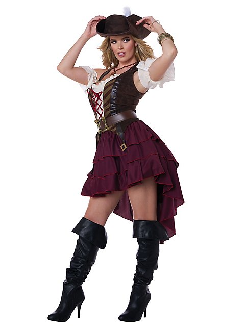 Captain Morgain Piratin Kostüm - maskworld.com