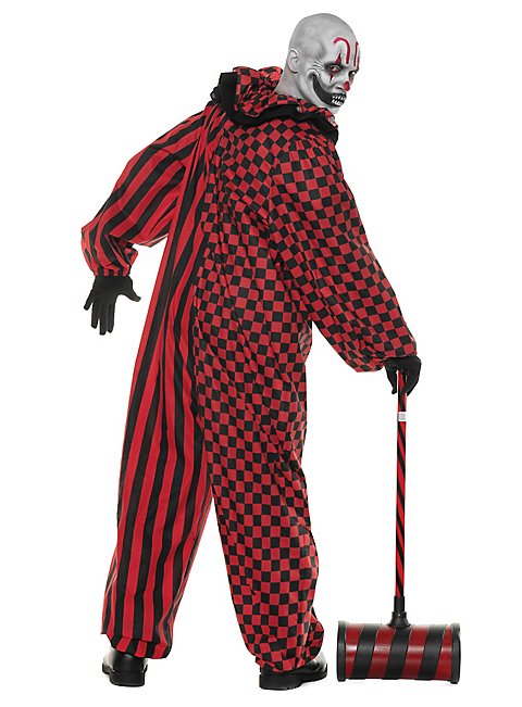 Chaos Clown Kostüm rot - maskworld.com
