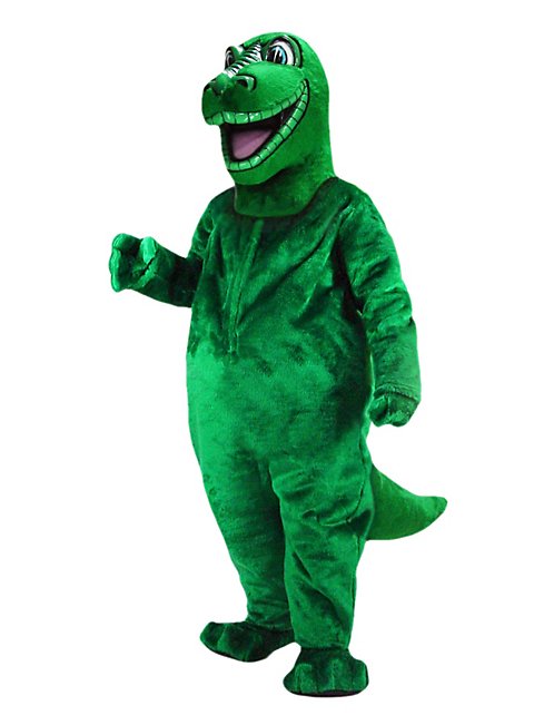 Fröhlicher Dino Maskottchen - maskworld.com