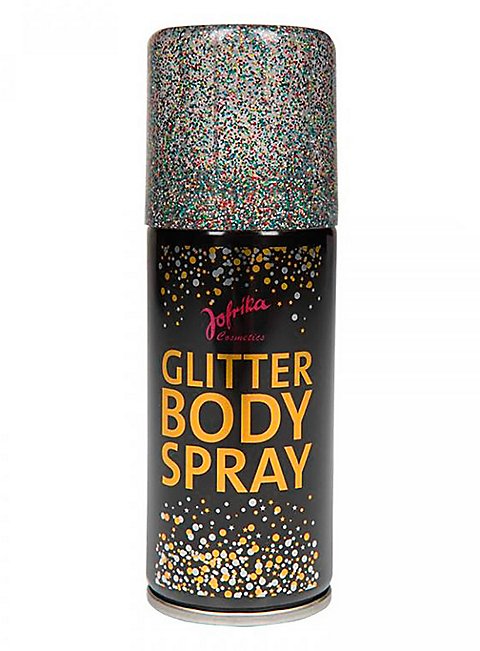 Glitzer Body spray regenbogen 100 ml - maskworld.com