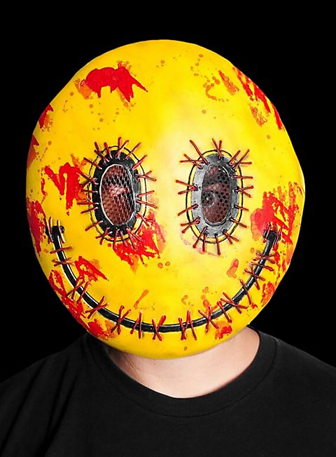 Horror Smiley Halbmaske | Halloween Maske bei maskworld.com kaufen ...