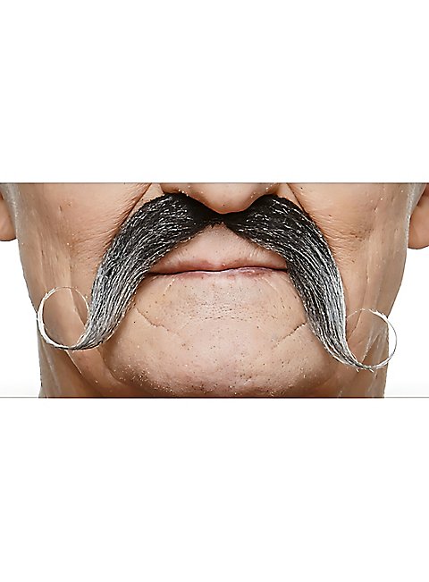 Langer Zwirbelbart Schnurrbart - maskworld.com