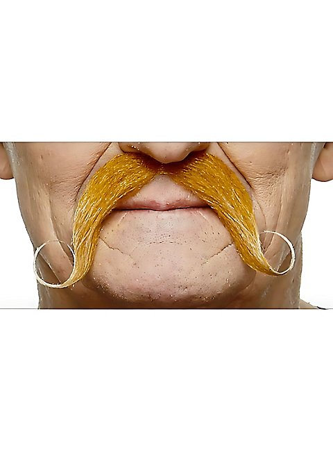 Langer Zwirbelbart Schnurrbart - maskworld.com