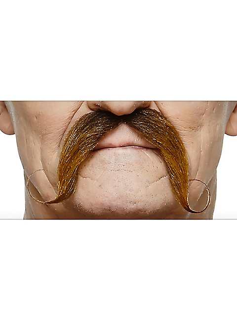 Langer Zwirbelbart Schnurrbart - maskworld.com